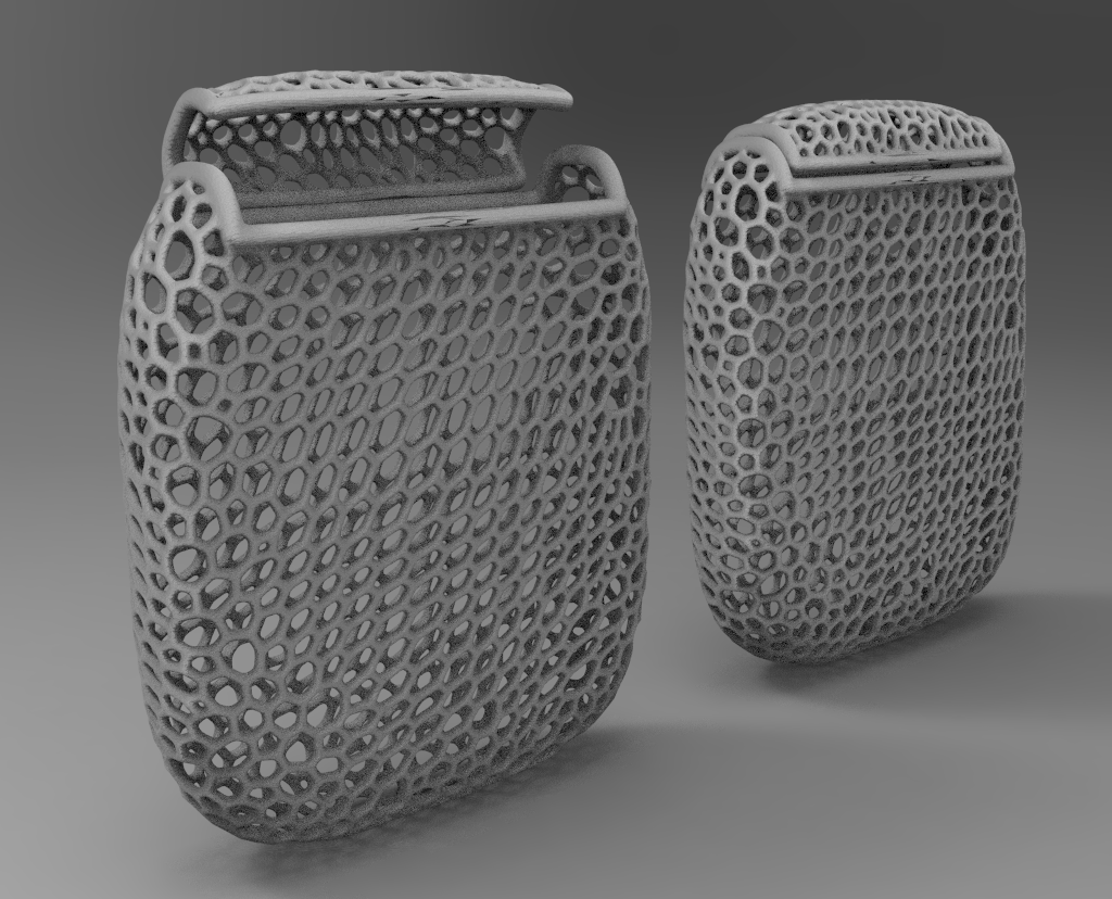 arquivo STL cartera clutch wallet bag pocket voronoi bolsa 🎨 ・Modelo ...