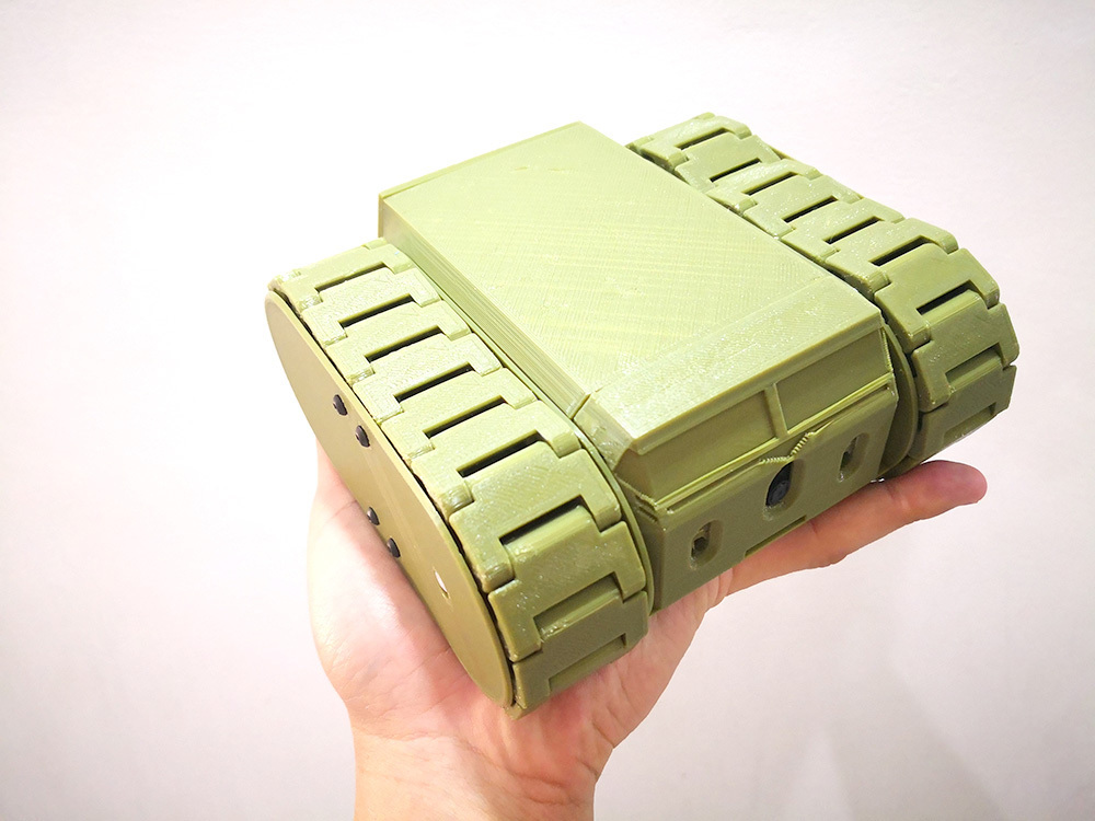 🪖 EdRover - Mini RC Tank Rover・Free STL File for ・Cults