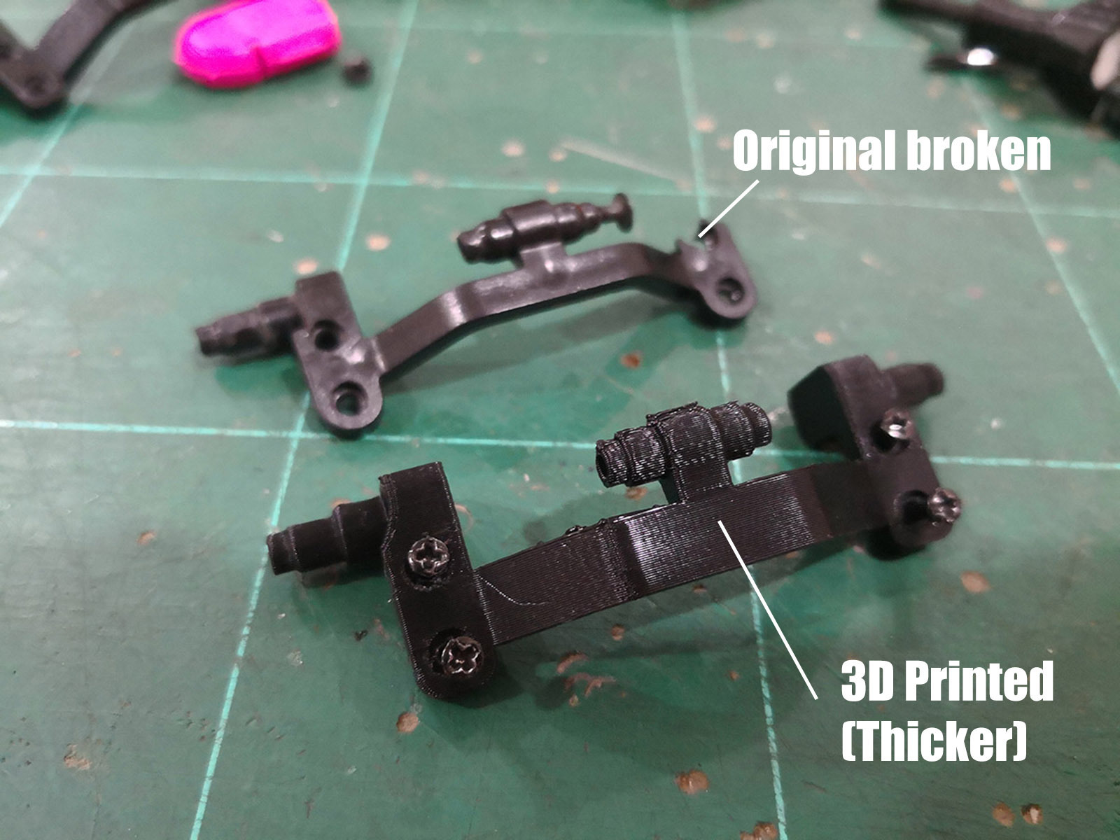 Free STL file WPL C14 Axle Truss Link Mount Bridge Spare Part 🔗 ・3D ...