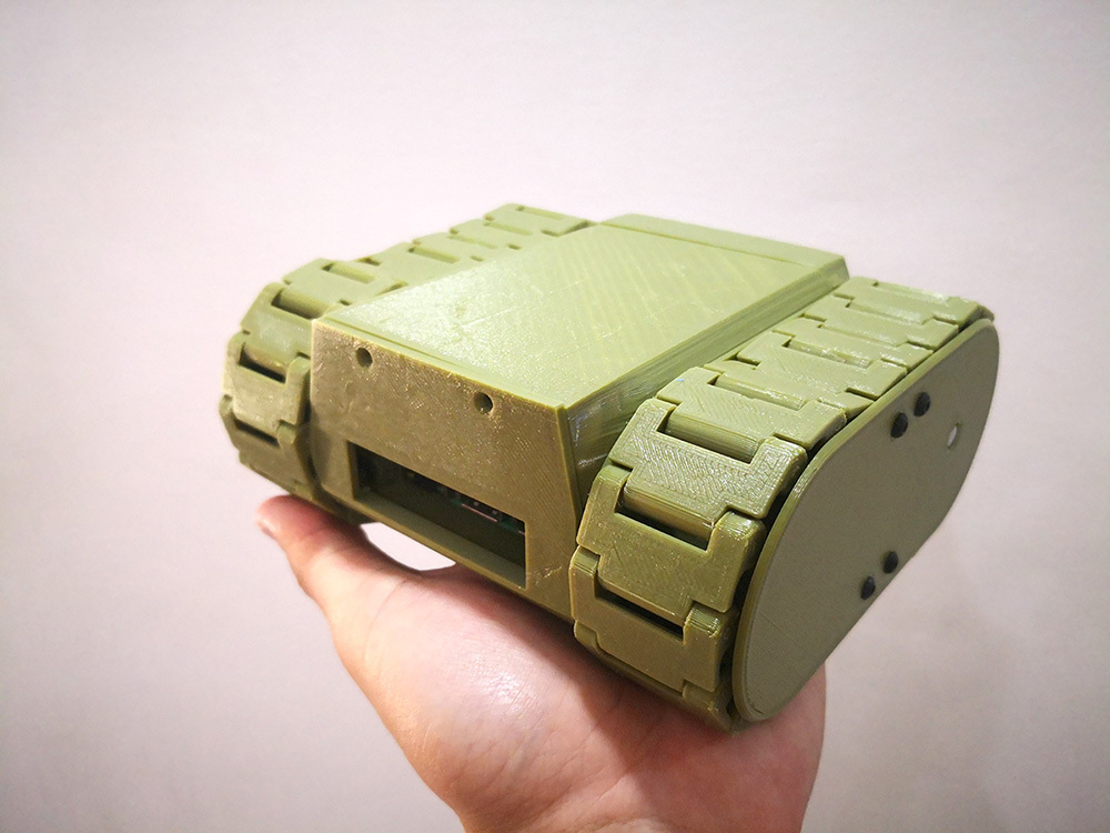 🪖 EdRover - Mini RC Tank Rover・Free STL File for ・Cults