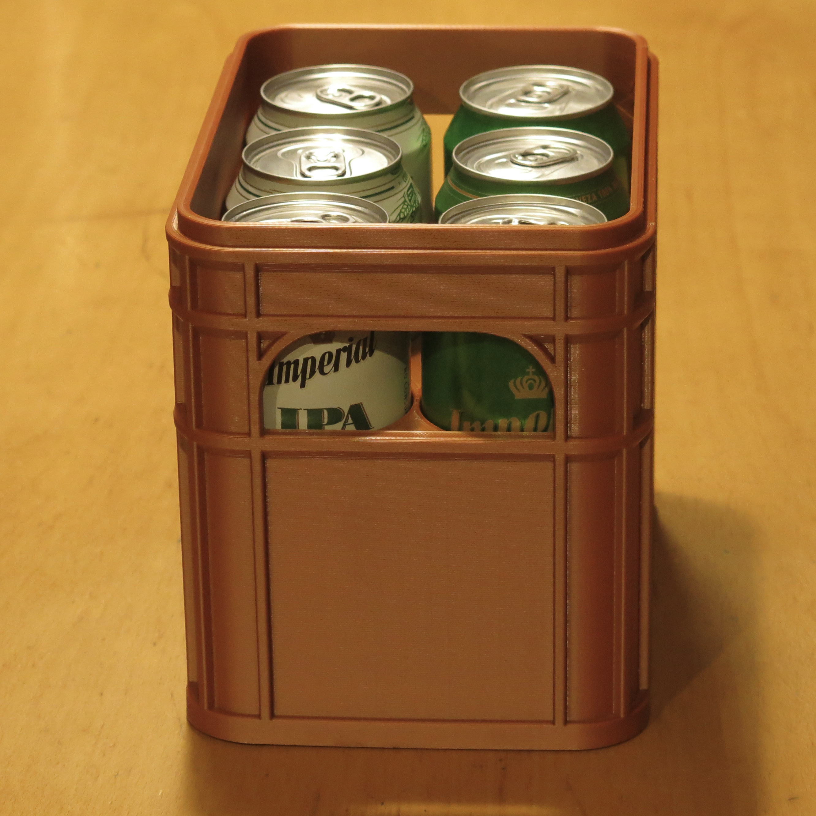 STL file Stackable Beer Can Crate 🍺・3D printing model to download・Cults