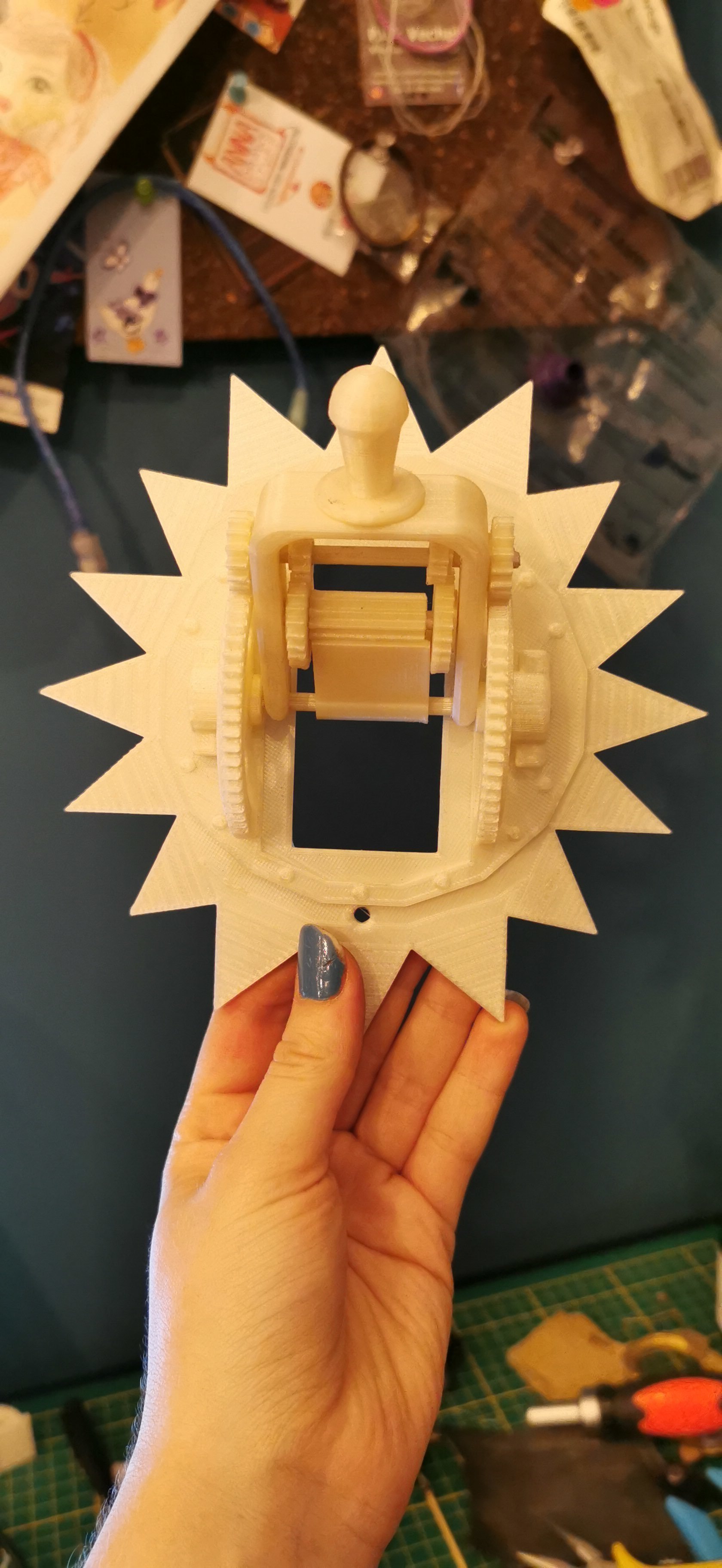 3D printing Steampunk Mechanical Light Switch・made with Ender 3・Cults
