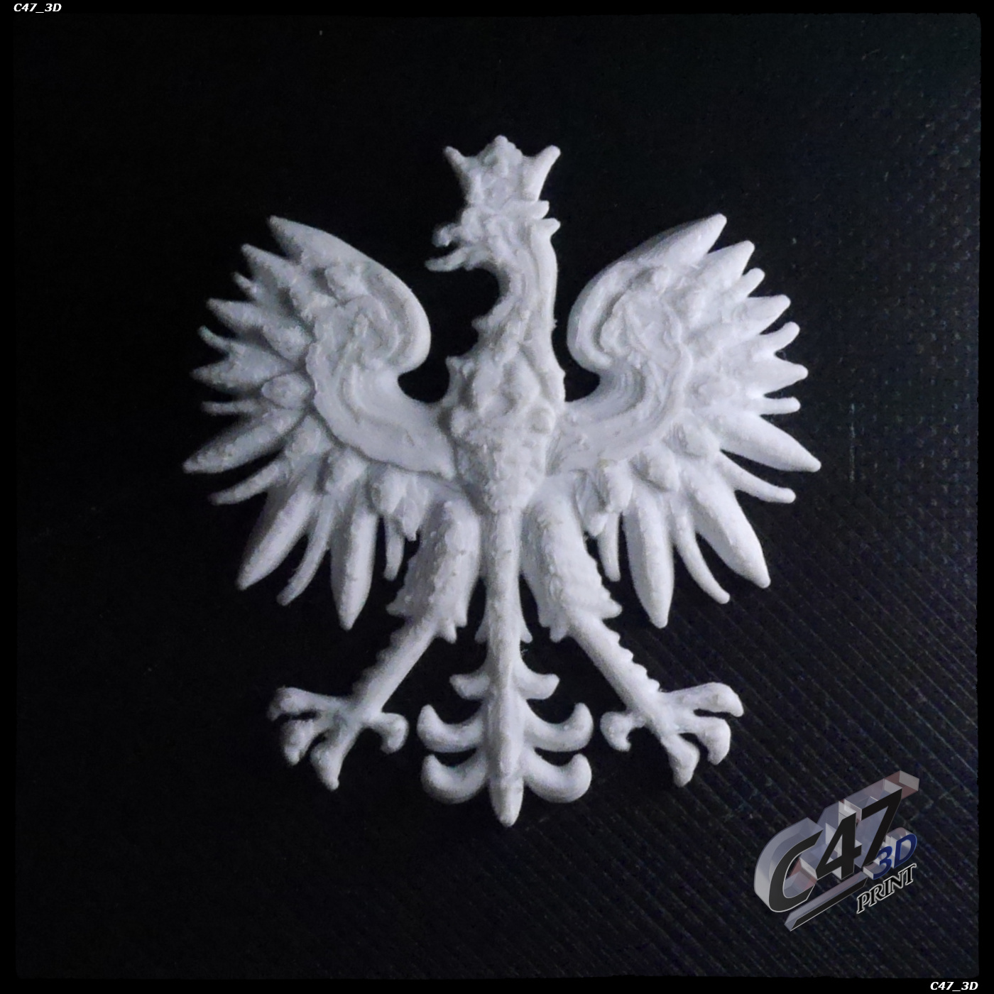🦅 Erne ('Eagle') - Polish Emblem・Free STL File for ・Cults