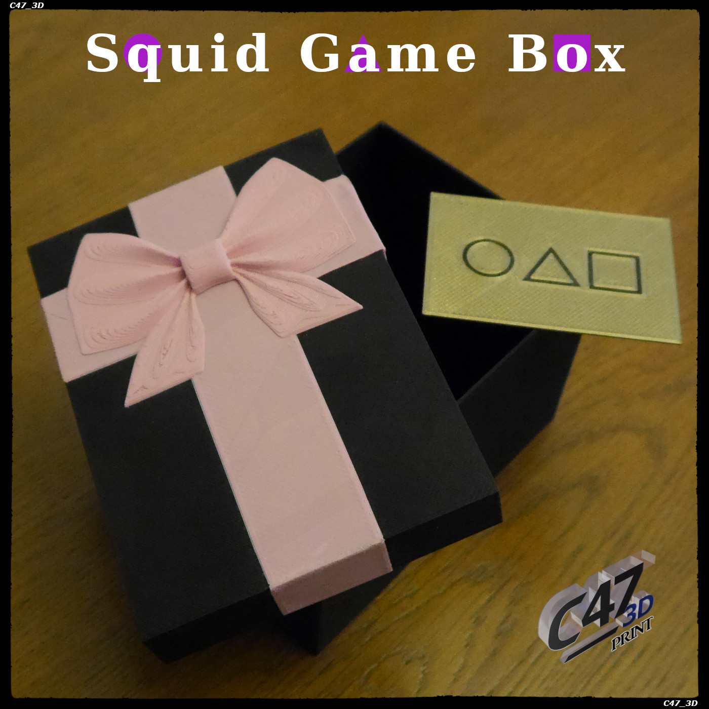 🦑 Squid Game Box・Free STL File for ・Cults