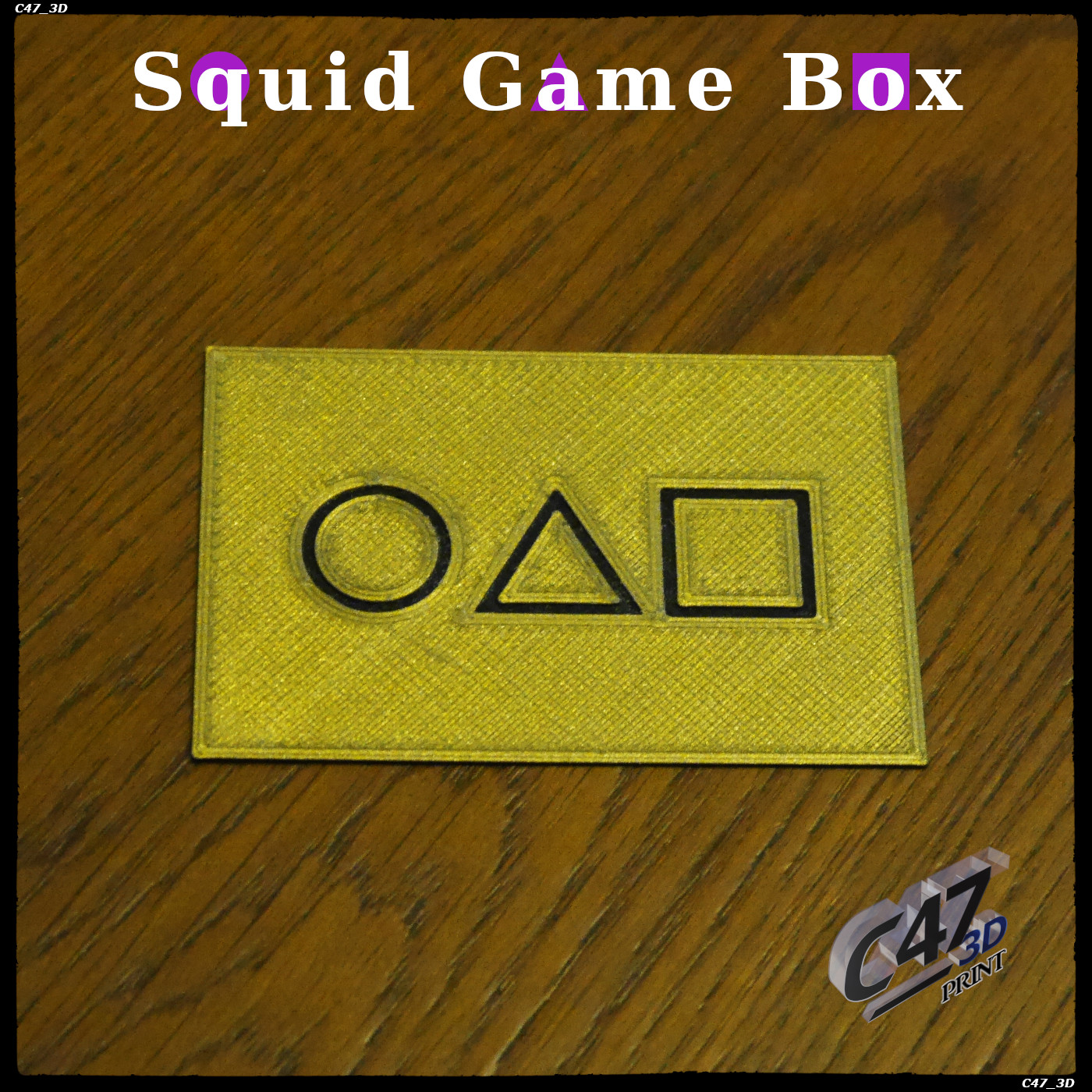 🦑 Squid Game Box・Free STL File for ・Cults