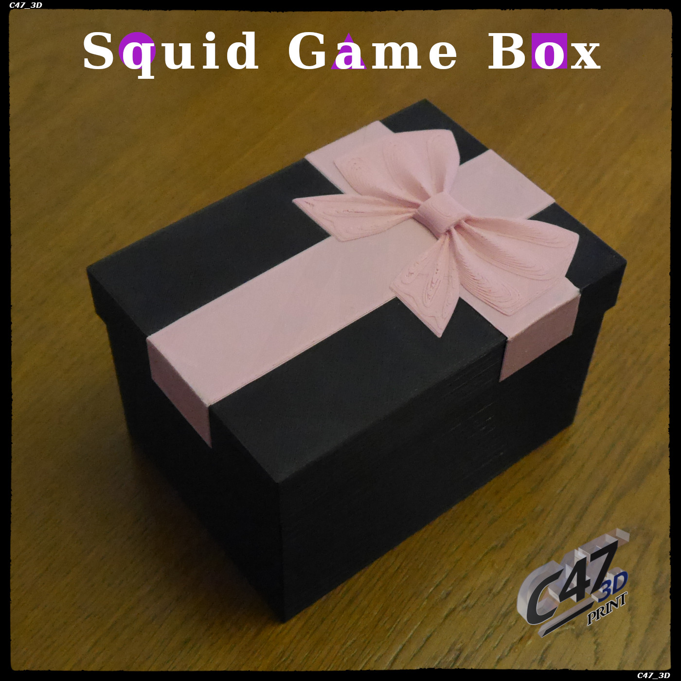 🦑 Squid Game Box・Free STL File for ・Cults