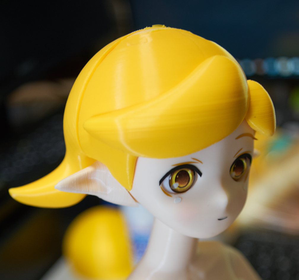 Free STL file Kasca-style magnet joint doll_Extended parts_Short hair ...