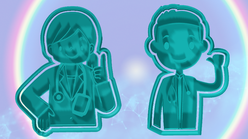 3D file Set of cookie cutters and markers or fondant Doctors, Doctors 🍪 ...