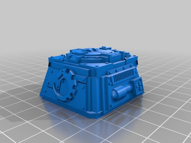 👽 Demon Rust Alien Hybrid Tank・Free STL File for ・Cults