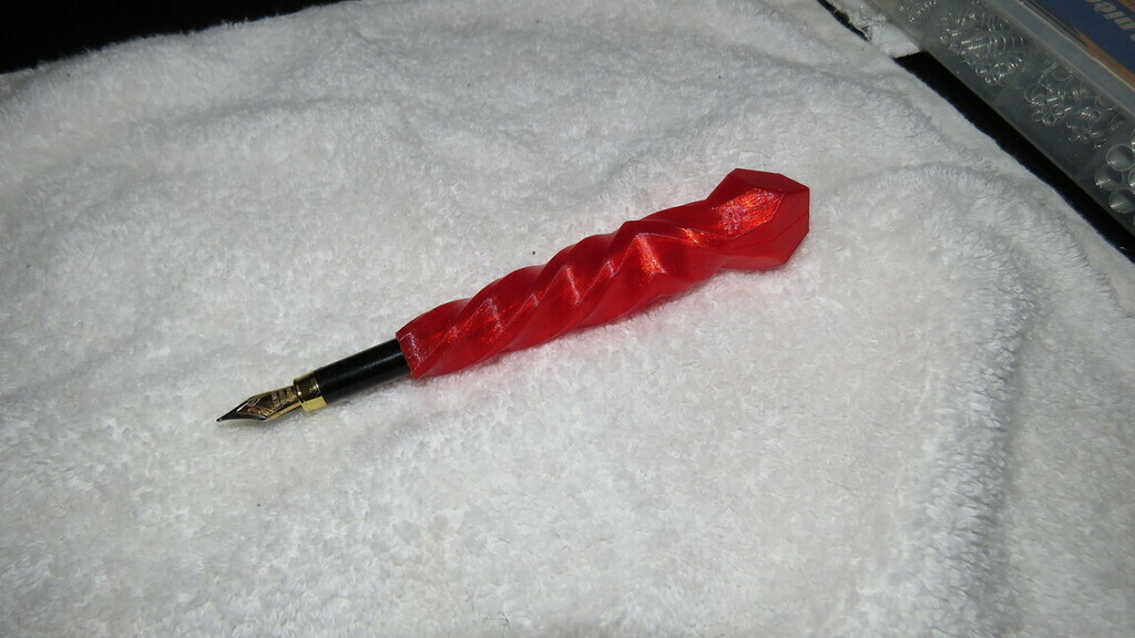 ⛲ Crazy Shaped Fountain Pen・Free 3D File for ・Cults