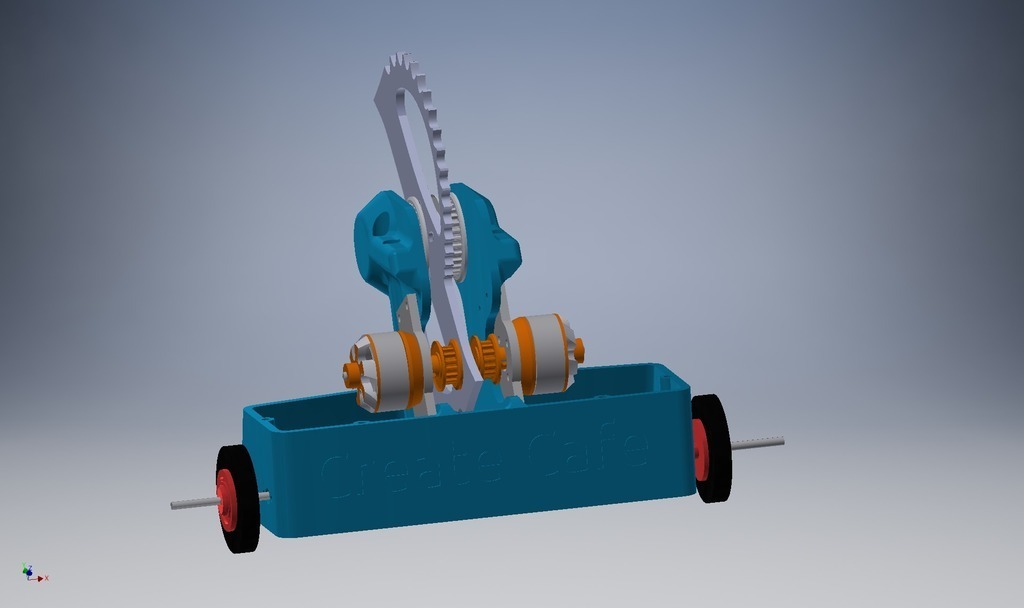 🤖 3D Printed Verticle Disc Spinner Combat Robot・Free 3D File for ・Cults