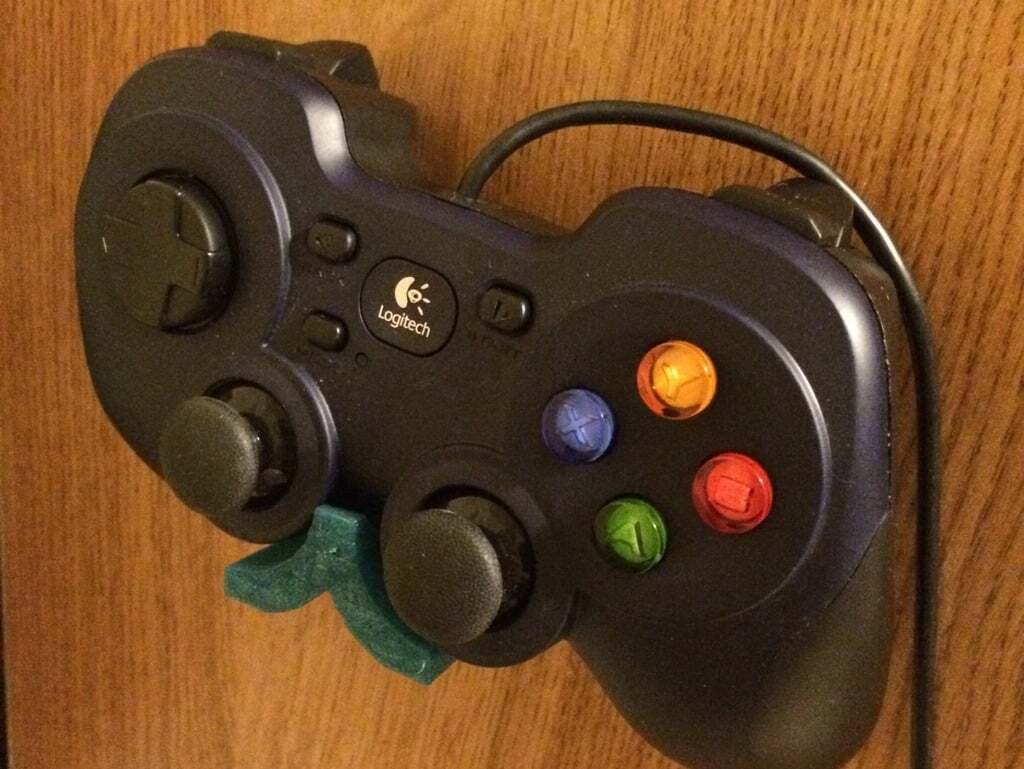 3D print Logitech F310 Gamepad / Controller Wall Hanger / Mount・Cults