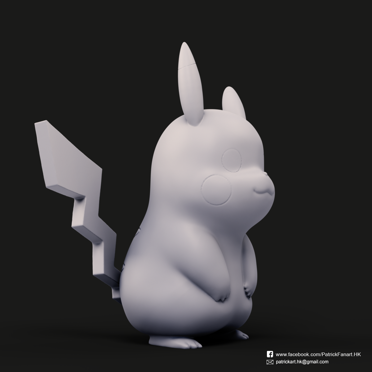 STL 文件 Pikachu(Pokemon) 🎨 ・可下载 3D 打印设计・Cults