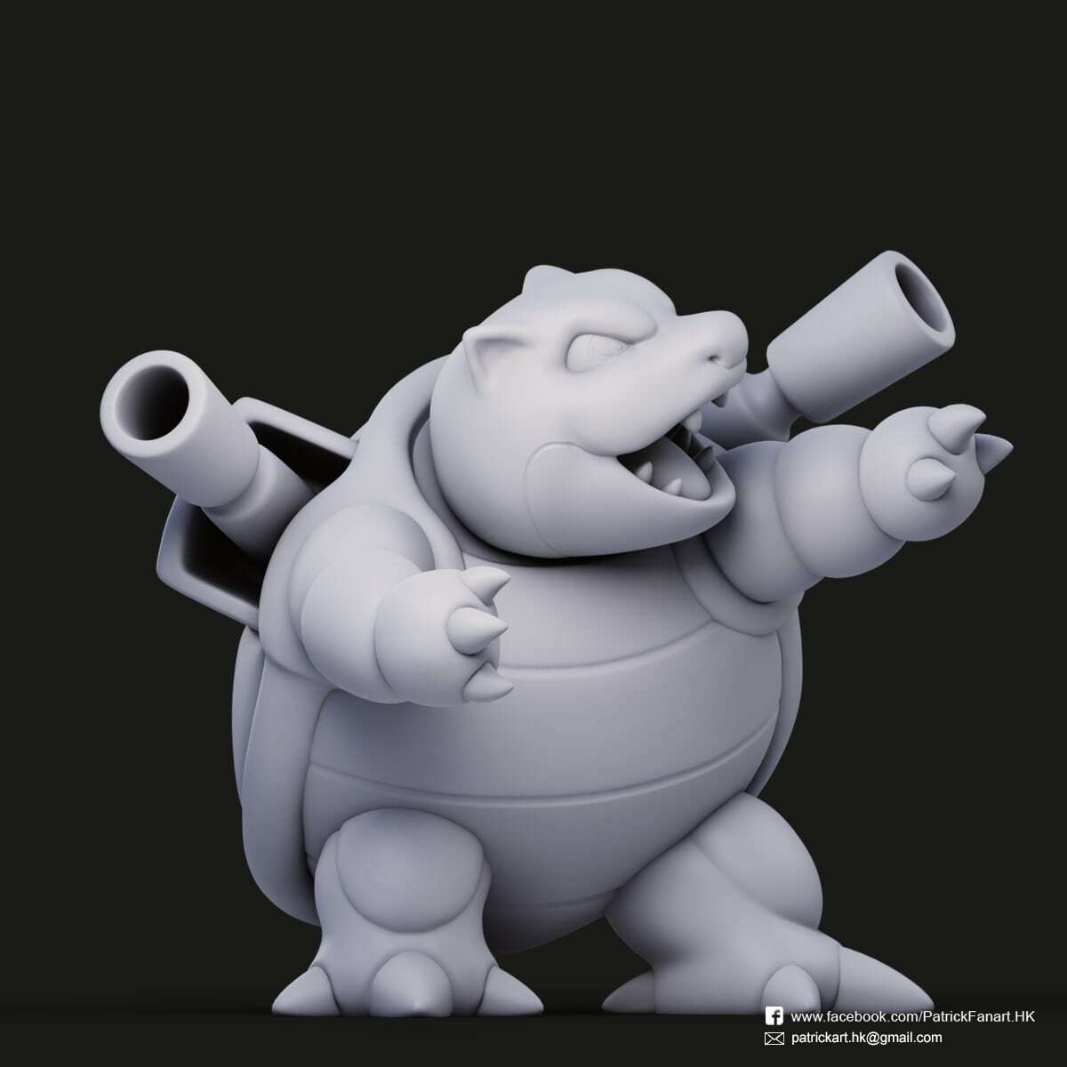 STL file Blastoise(Pokemon) 🗿 ・3D printing template to download・Cults