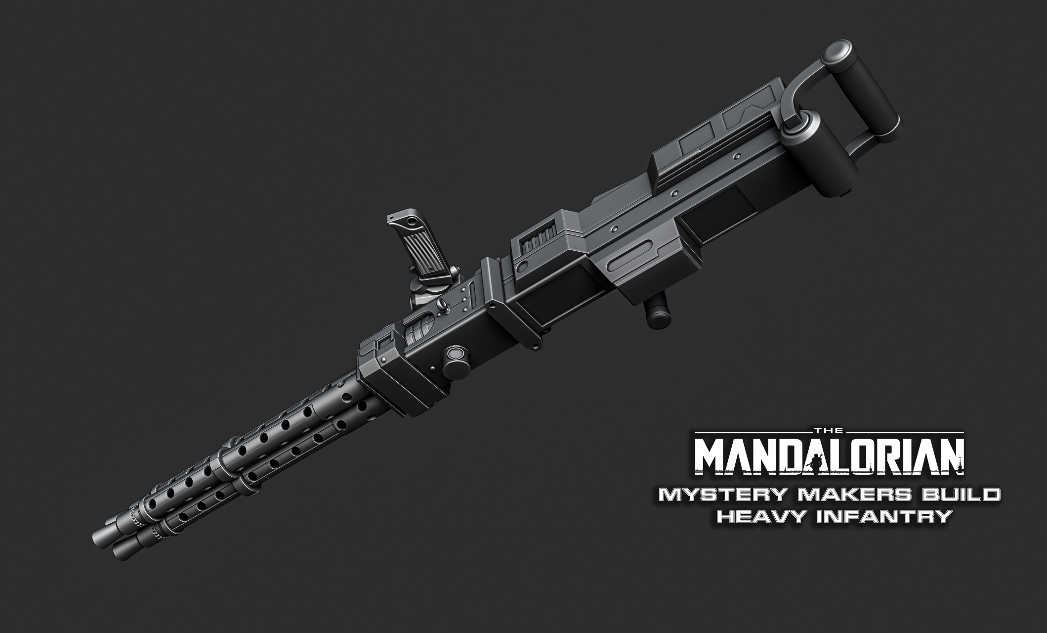 🔫 The Mandalorian, Heavy Infantry Gun・ 3D File for ・Cults