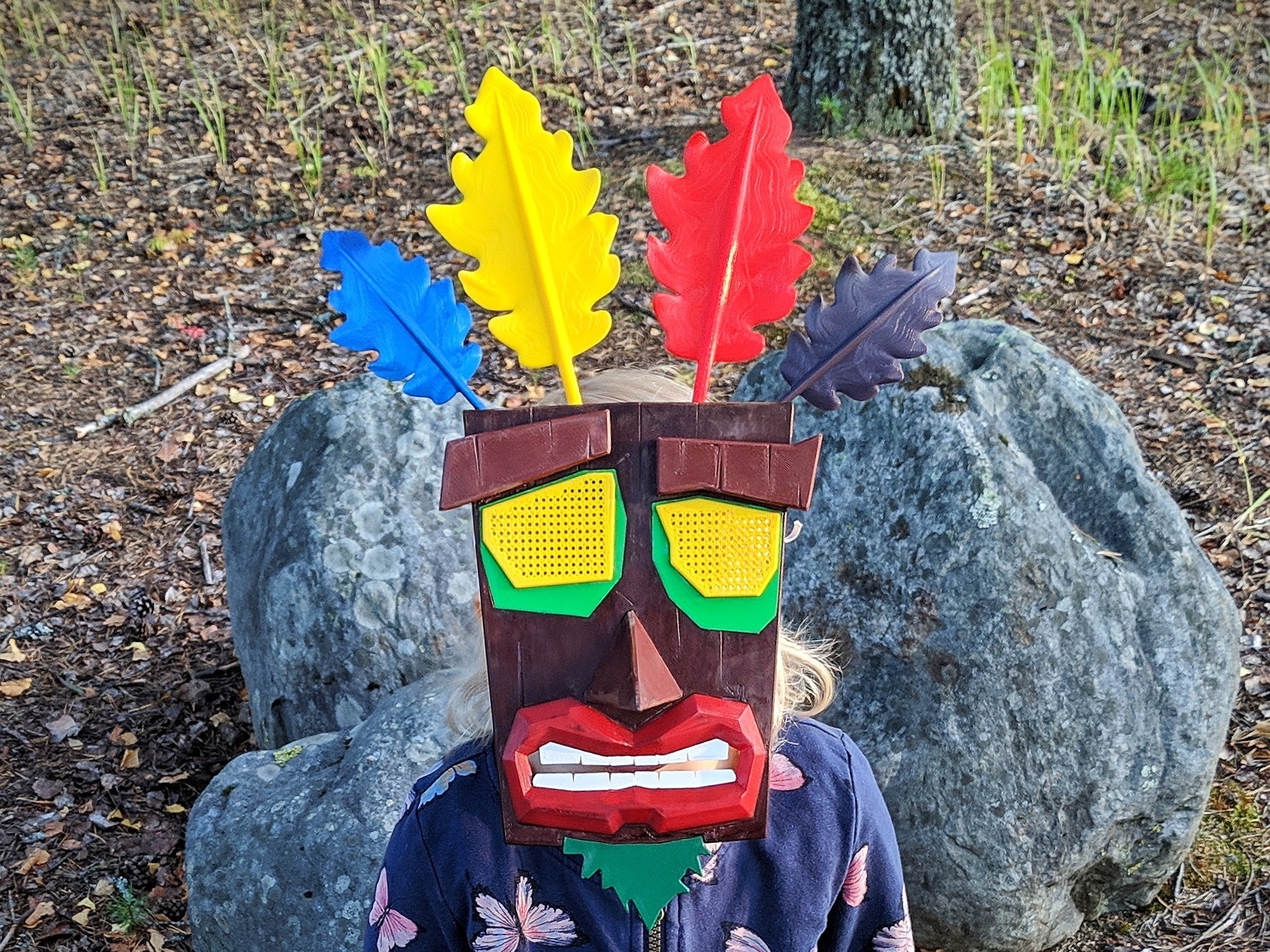 Archivo STL gratuito Máscara de Aku Aku 🎮 ・Objeto imprimible en 3D para ...