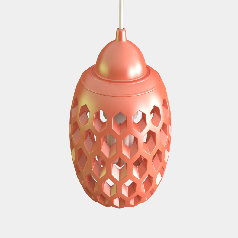 Free STL file Hexa Lamp N1 🔦・Model to download and 3D print・Cults