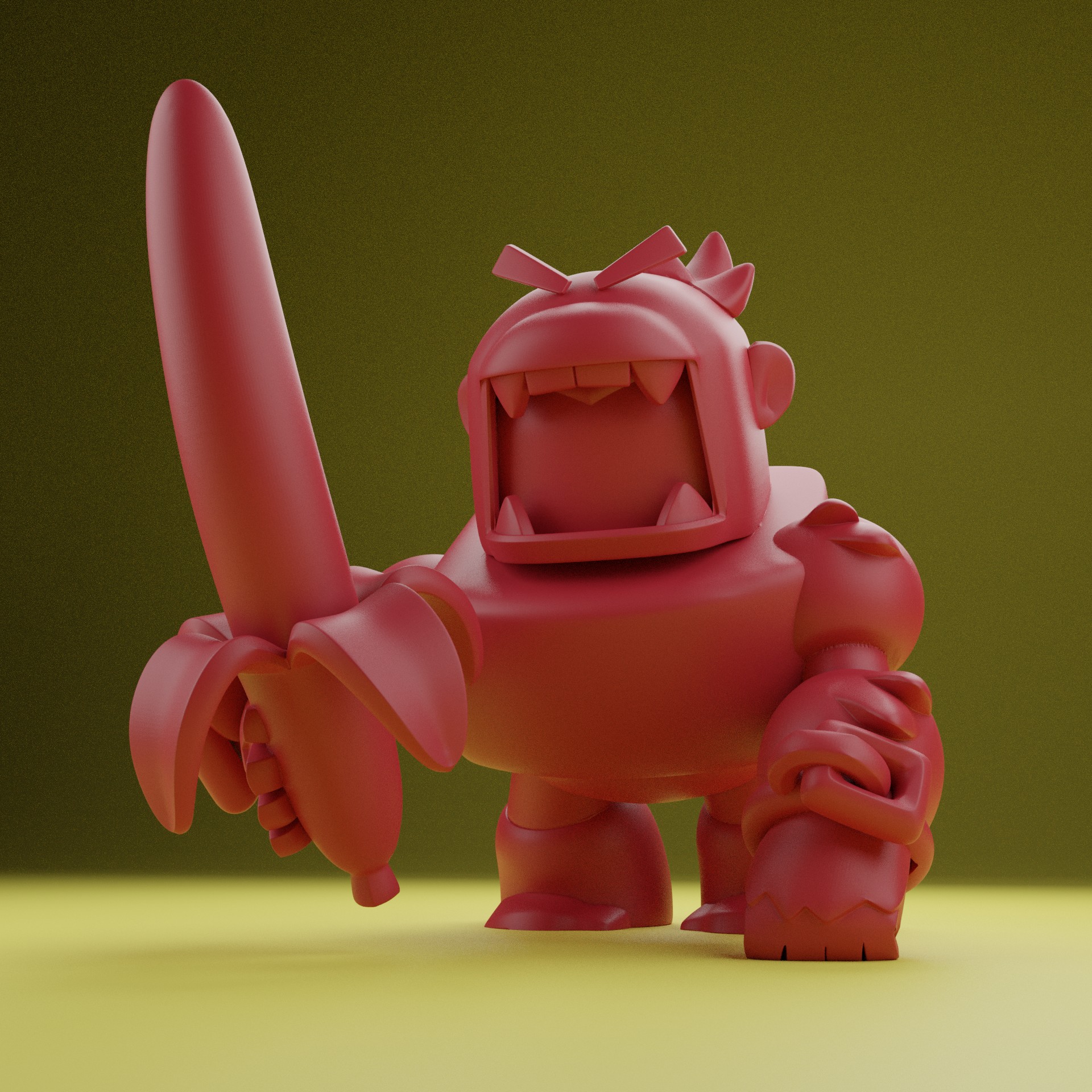 🌃 Surge Kong - Brawl Stars・ STL File for ・Cults