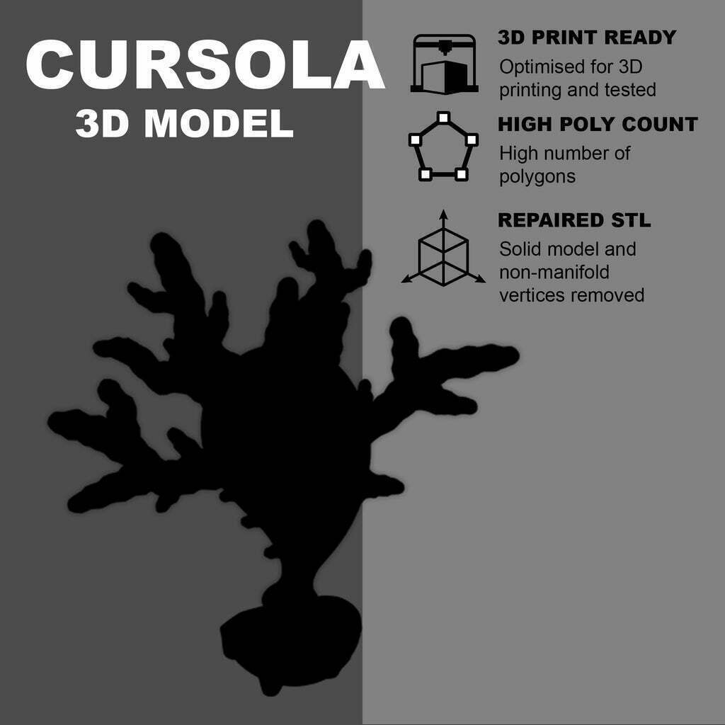 Free STL file Cursola - Pokemon 🐉 ・3D print object to download・Cults