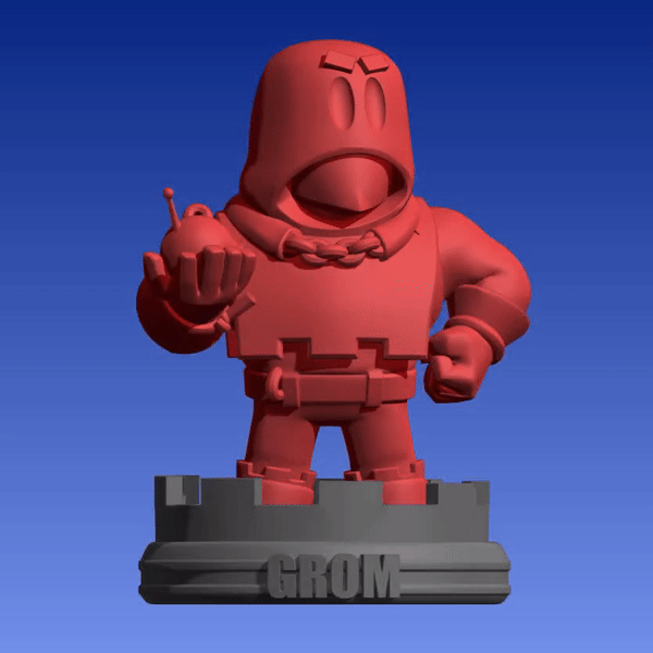 STL file Grom - Brawl Stars 🌃・Model to download and 3D print・Cults