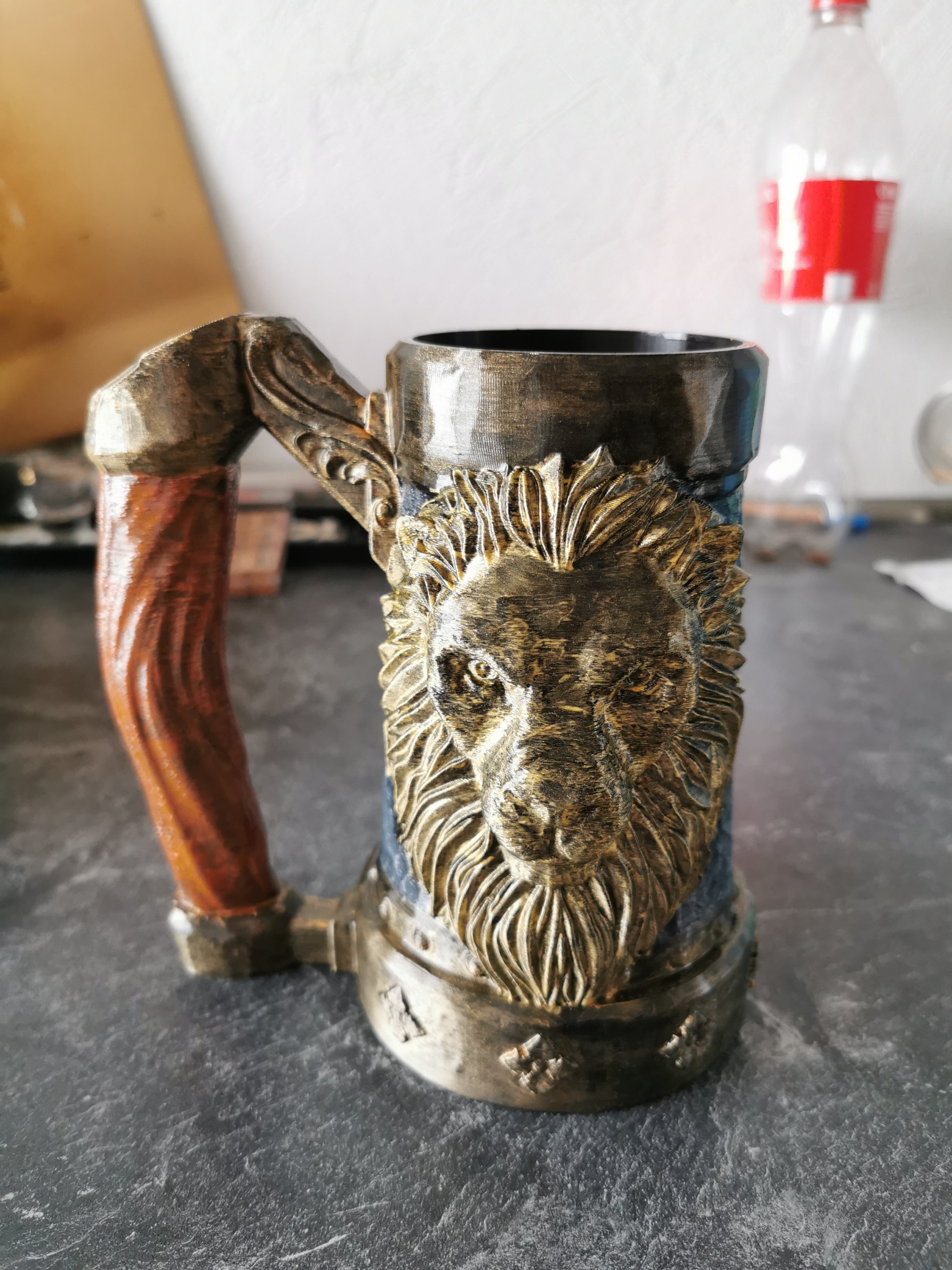3D printable Mythic Mugs - Lion's Brew - Can Holder / Storage Container ...