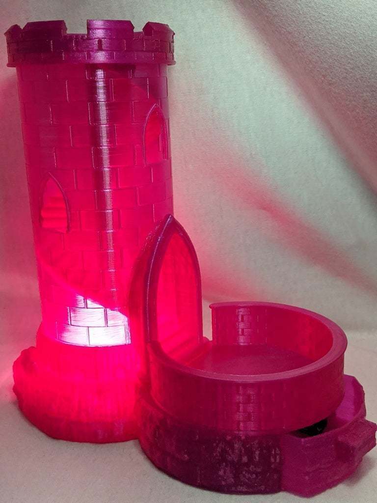 Free STL file Another Dice Tower lit base and dice drawer 🎲 ・3D ...