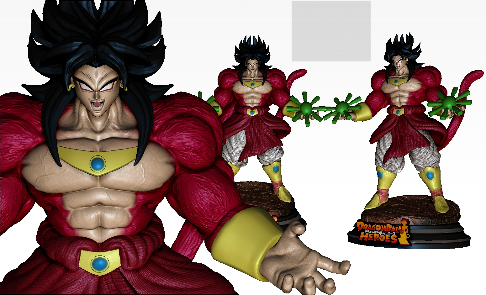 STL file Broly SSJ 4 👾 ・3D print design to download・Cults