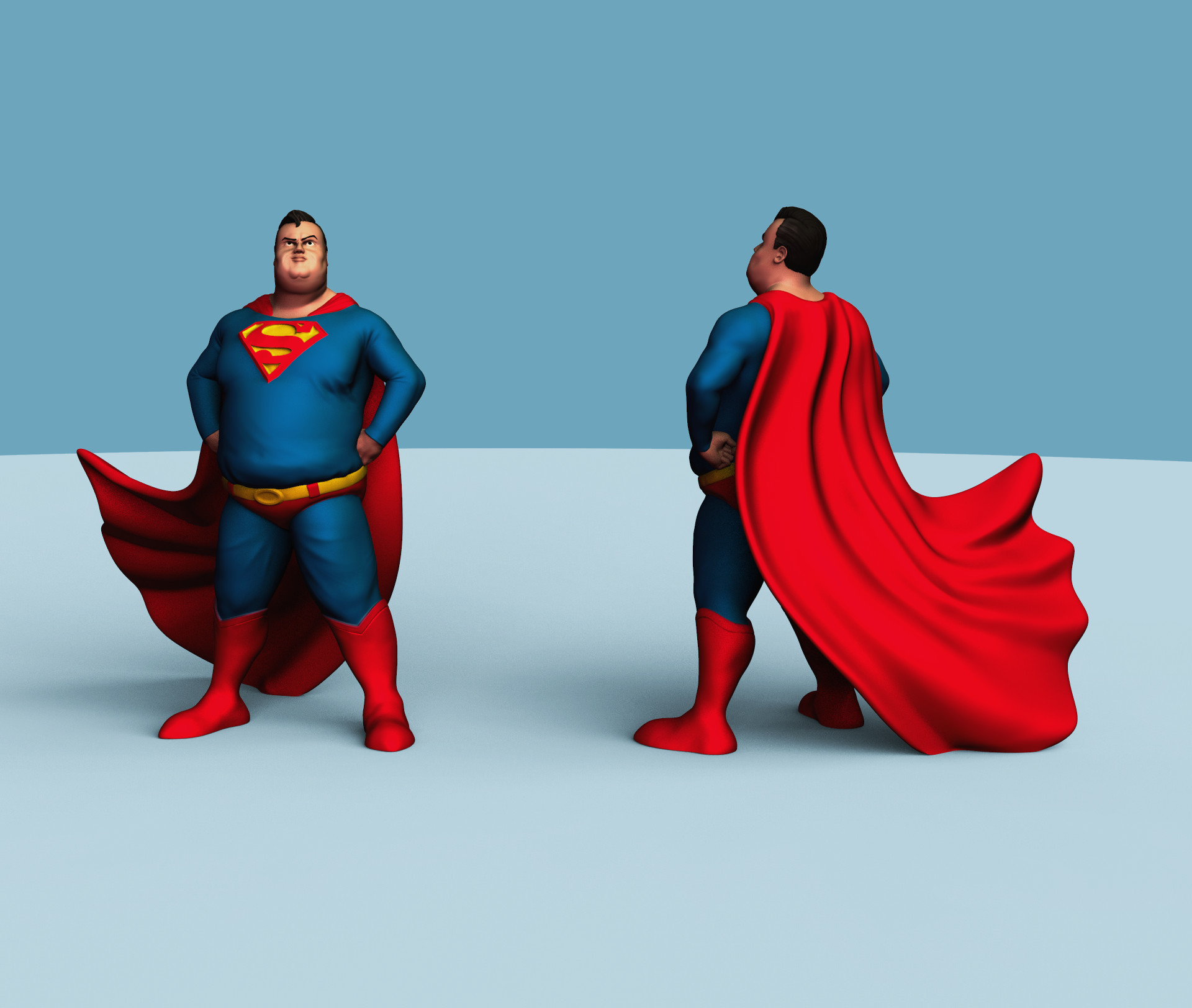 STL file Superman Retired 🦸‍♂️ ・3D printable model to download・Cults