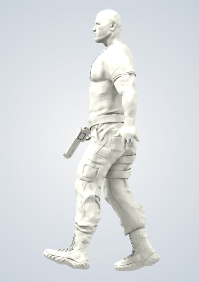 Fichier 3D Agent Luke Hobbs 🎨 ・Modèle à télécharger et à imprimer en 3D ...