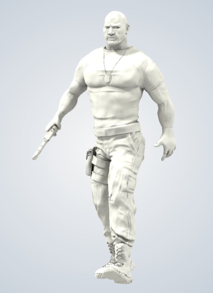Fichier 3D Agent Luke Hobbs 🎨 ・Modèle à télécharger et à imprimer en 3D ...