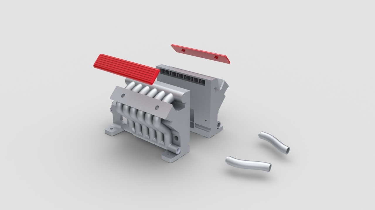 ⚡ V12 Engine cover for dc motor・ STL File for ・Cults