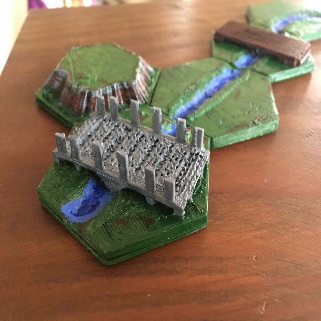 Free STL file Terrain Tiles for Board Games 🌉・3D printable model to ...