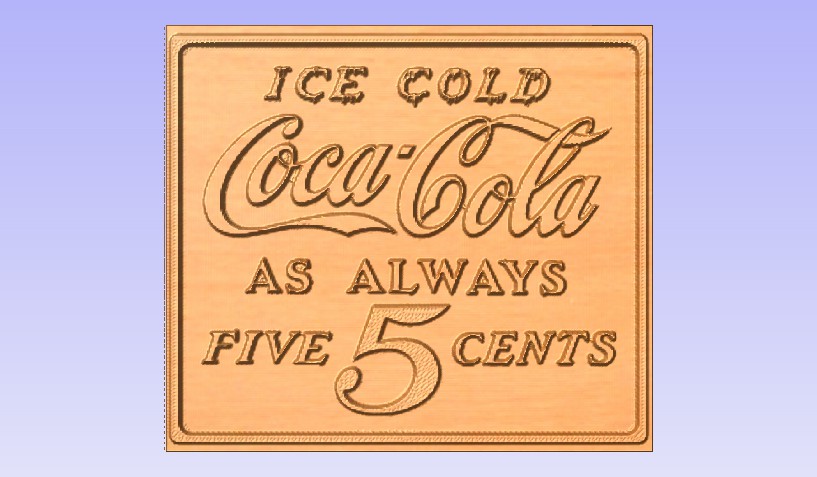 👴 Old Coke Sign・Free STL File for ・Cults