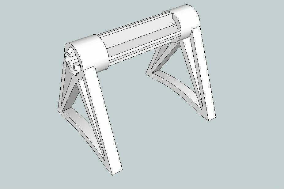Free STL file Stand for small plastic reels 🤏 ・3D printing idea to ...