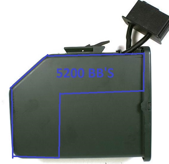 🔫 M249 A&K magazine 5200rds mod・ STL File for ・Cults