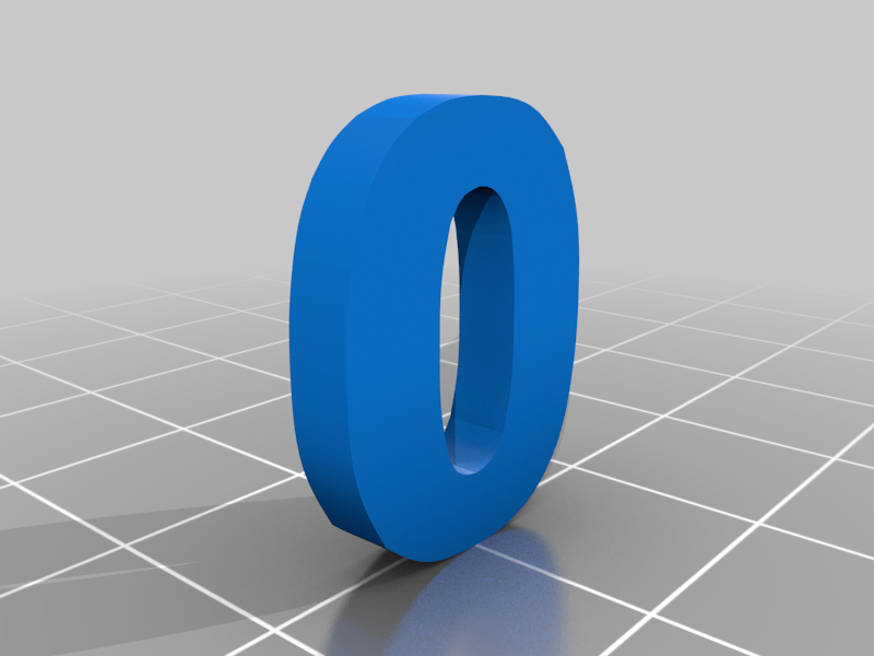 Free 3D file 1 Inch Tall Arial Black Bold Numbers - 1-9 🔢 ・3D print ...