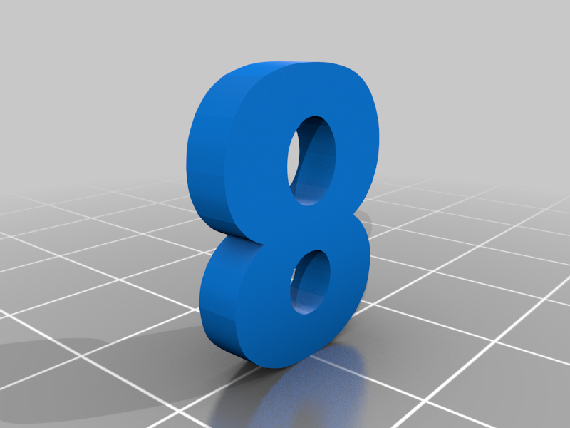 Free 3D file 1 Inch Tall Arial Black Bold Numbers - 1-9 🔢 ・3D print ...