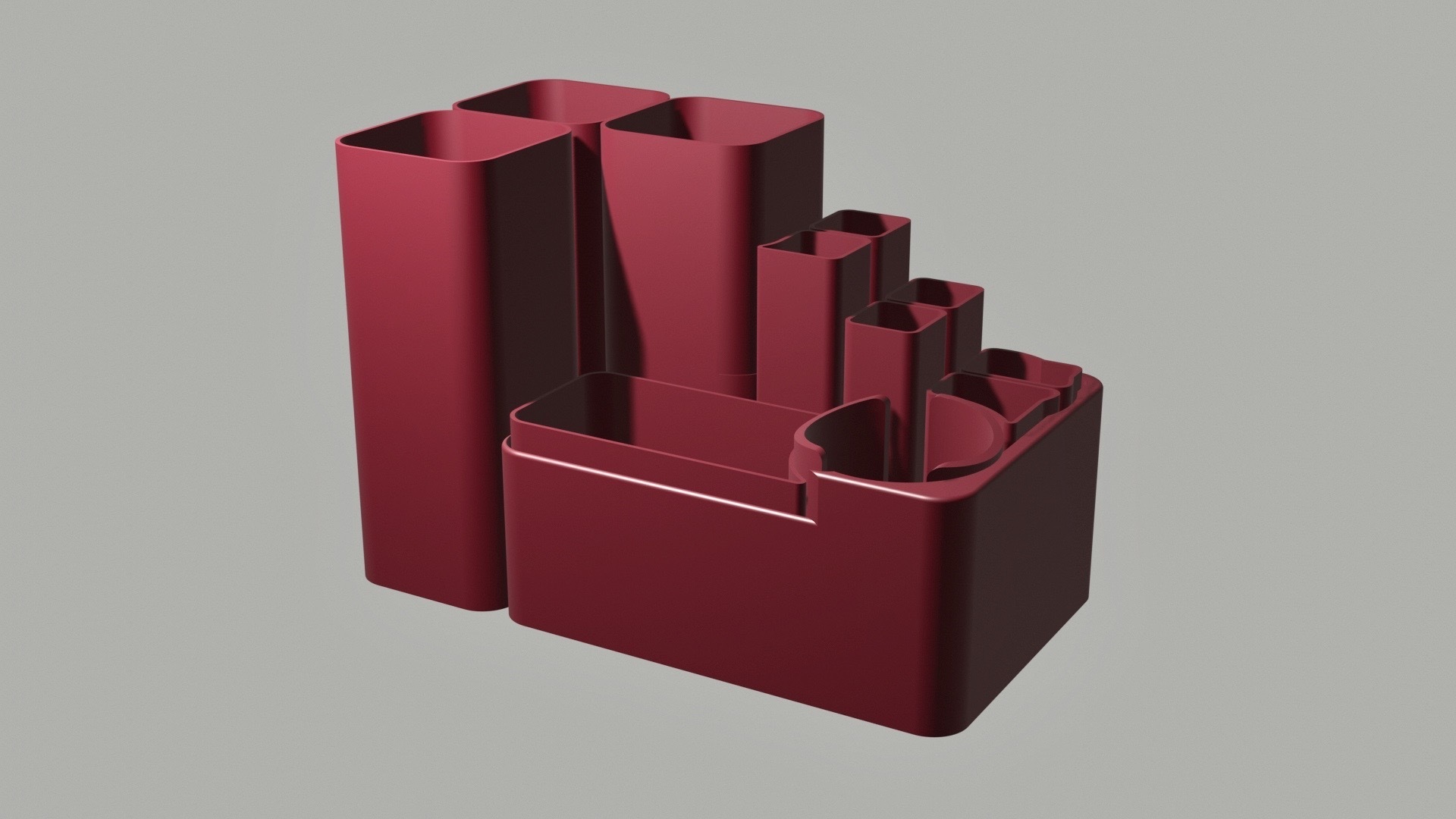 STL file desktop organizer modular 🏢 ・3D printable design to download・Cults