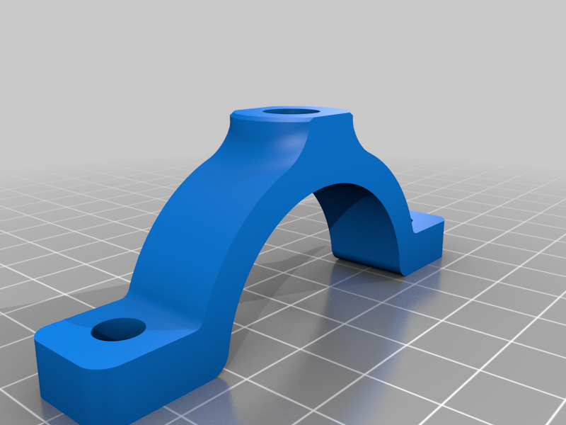 STL-Datei RO Wasser 40mm Abfluss Abwasser Rohrschelle für 1/4 ...