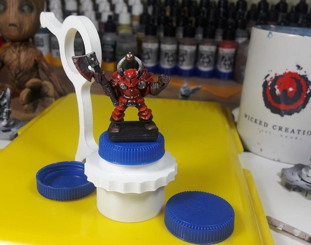 STL file Miniature Painting Stand 🖼️ ・3D printing design to download・Cults