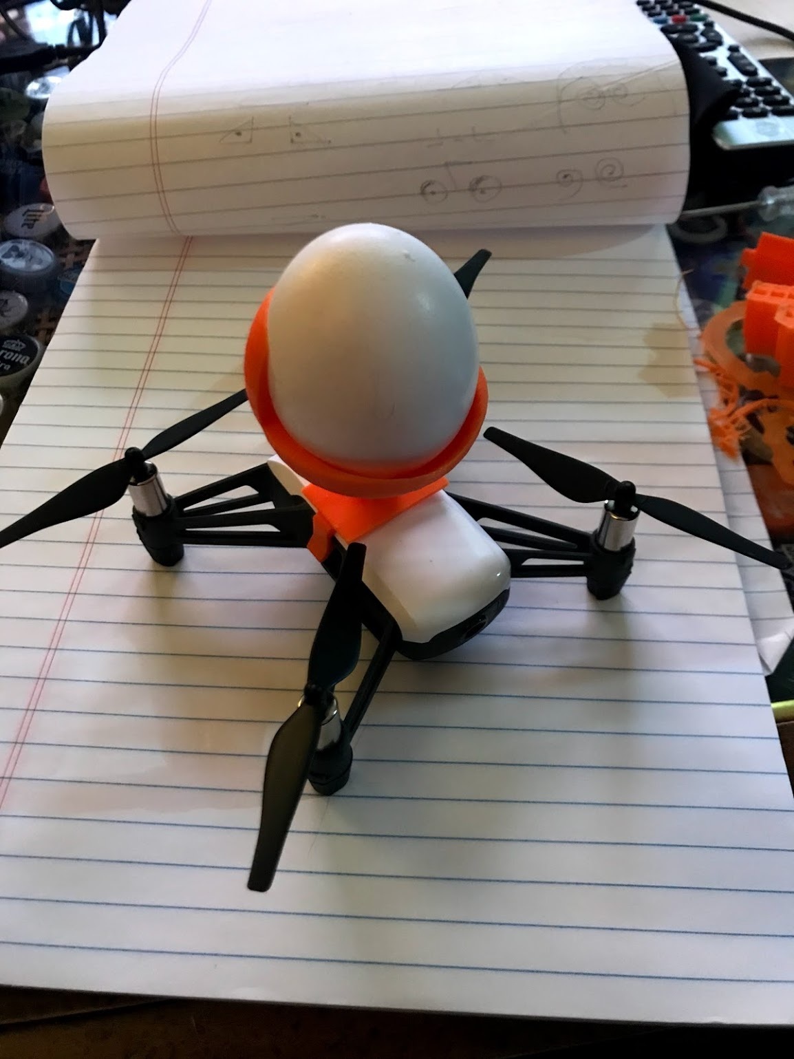 STL file Tello Egg Flopper 🥚 ・3D printable design to download・Cults