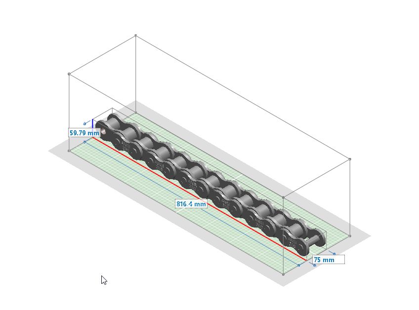 3D file STANDARD ROLLER CHAIN - ANSI 200 ⛓️ ・3D print design to ...
