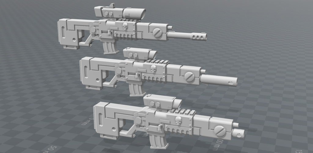 🔩 Plasma Bolt Rifle - Space Communists・Free STL File for ・Cults
