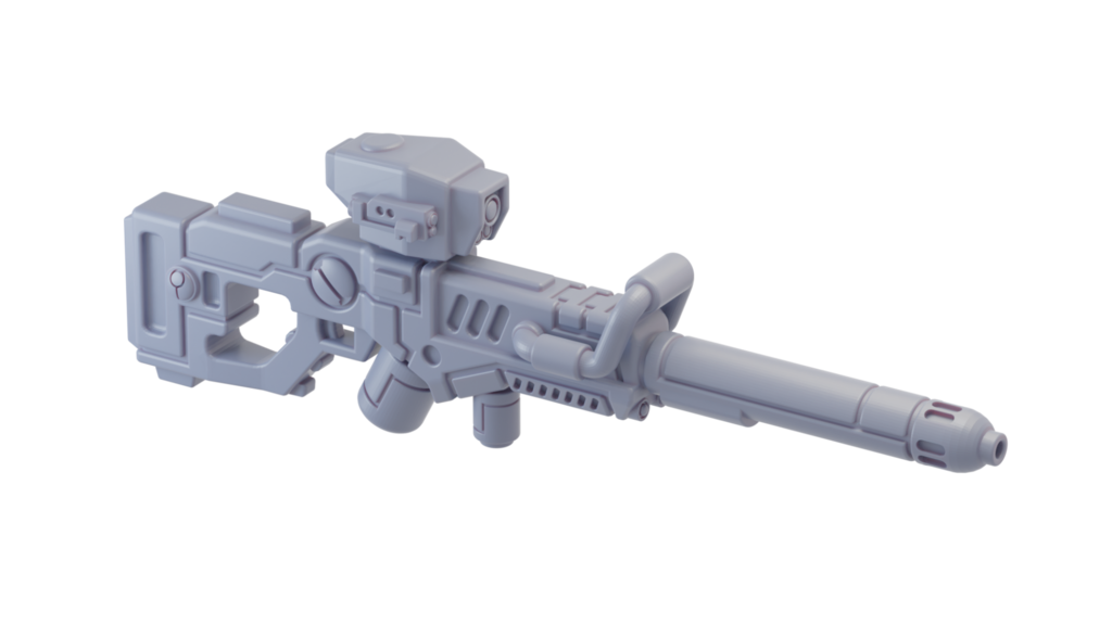🛰 Space Communist Plasma Rifle Prototype・Free STL File for ・Cults