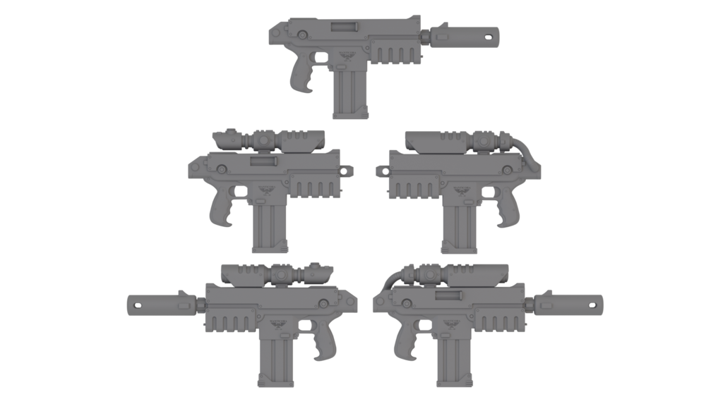 🎲 Manticora Pattern Bolter・Free STL File for ・Cults