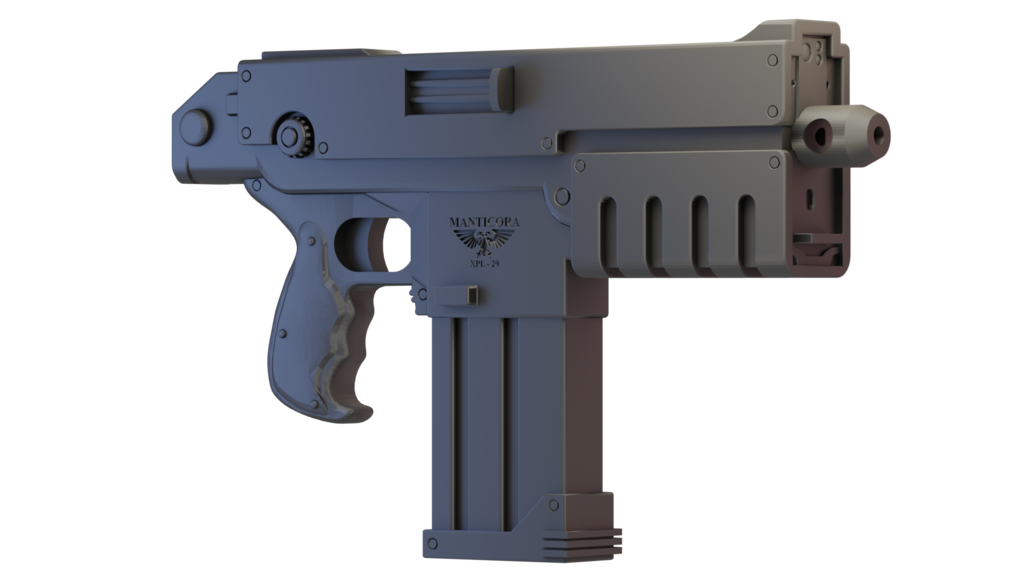 🎲 Manticora Pattern Bolter・Free STL File for ・Cults