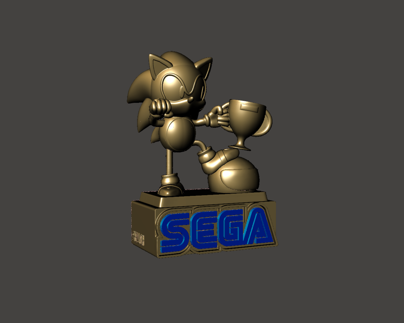 Archivo STL The Legendary Sonic F1 Trophy 🏆・Modelo imprimible en 3D ...