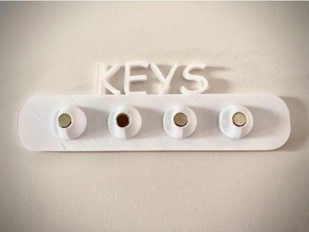 Free STL file Magnetic Key ring 🧲 ・Design to download and 3D print・Cults