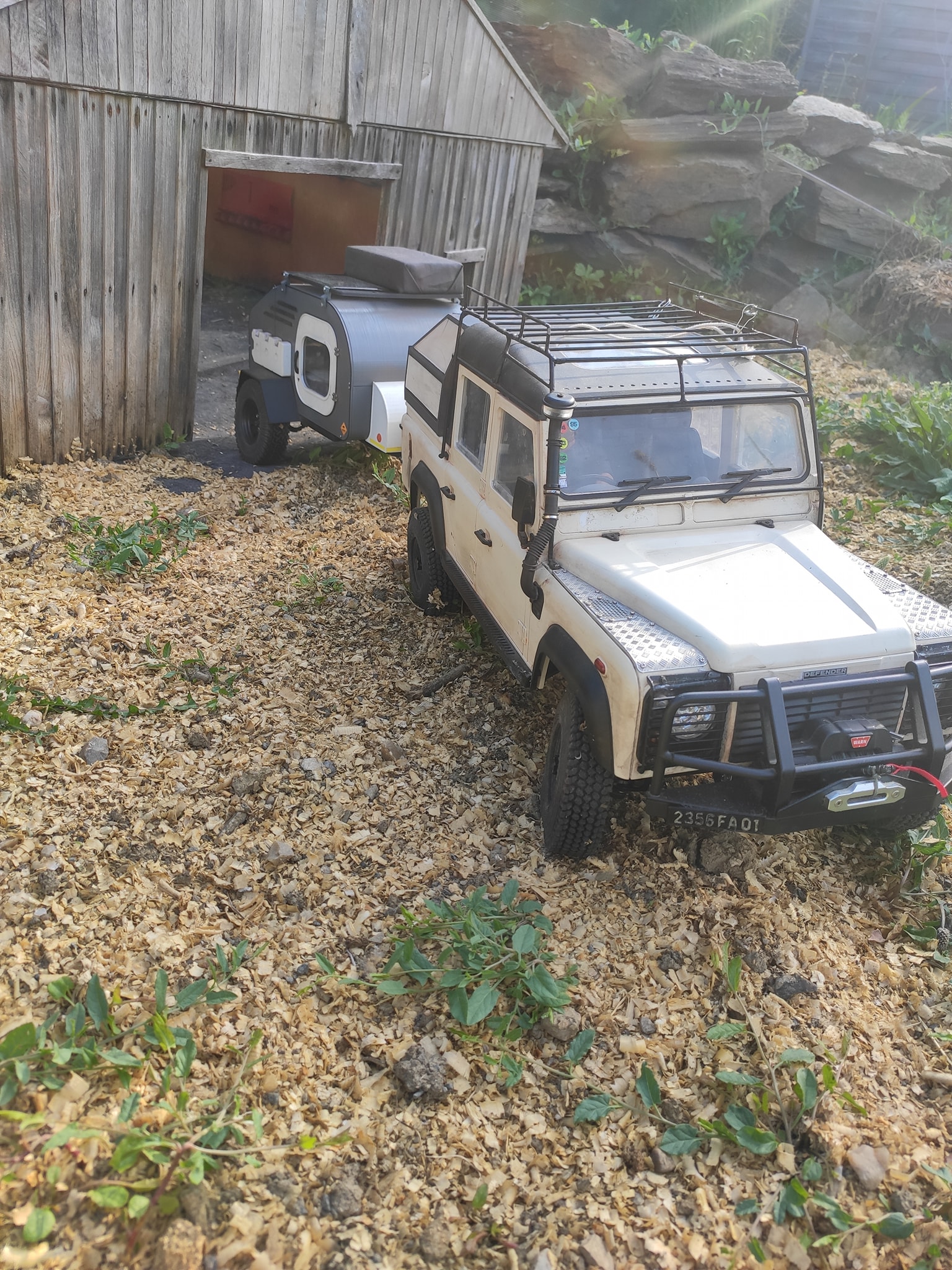 STL file 🦎Rc 1/10 scale camper Teardrop Terradrop off-road caravan ・3D ...