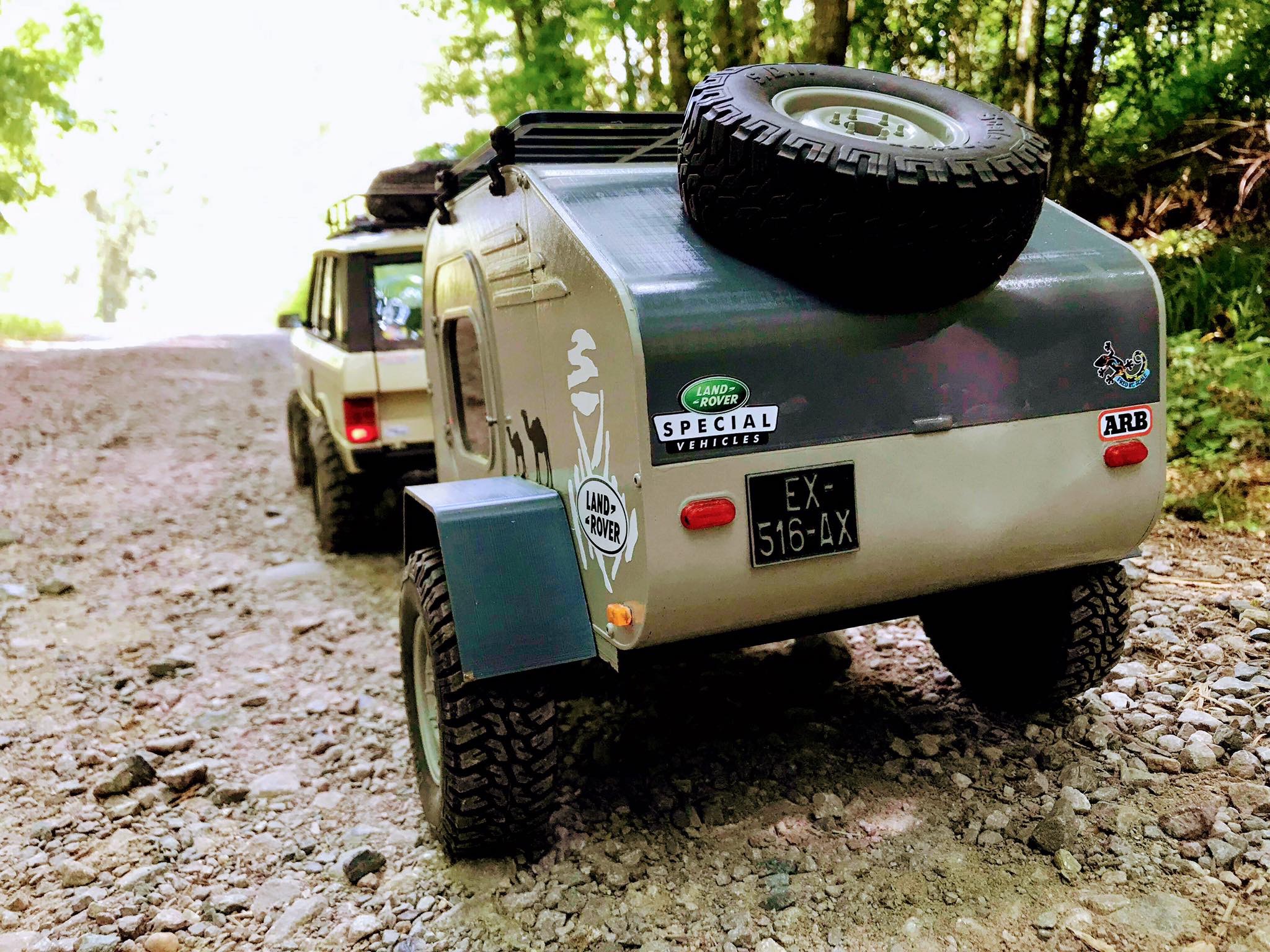 STL file 🦎Rc 1/10 scale camper Teardrop Terradrop off-road caravan ・3D ...